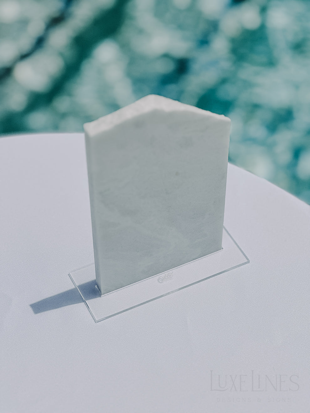 3D Marble Stone Table Numbers – Luxe Lines