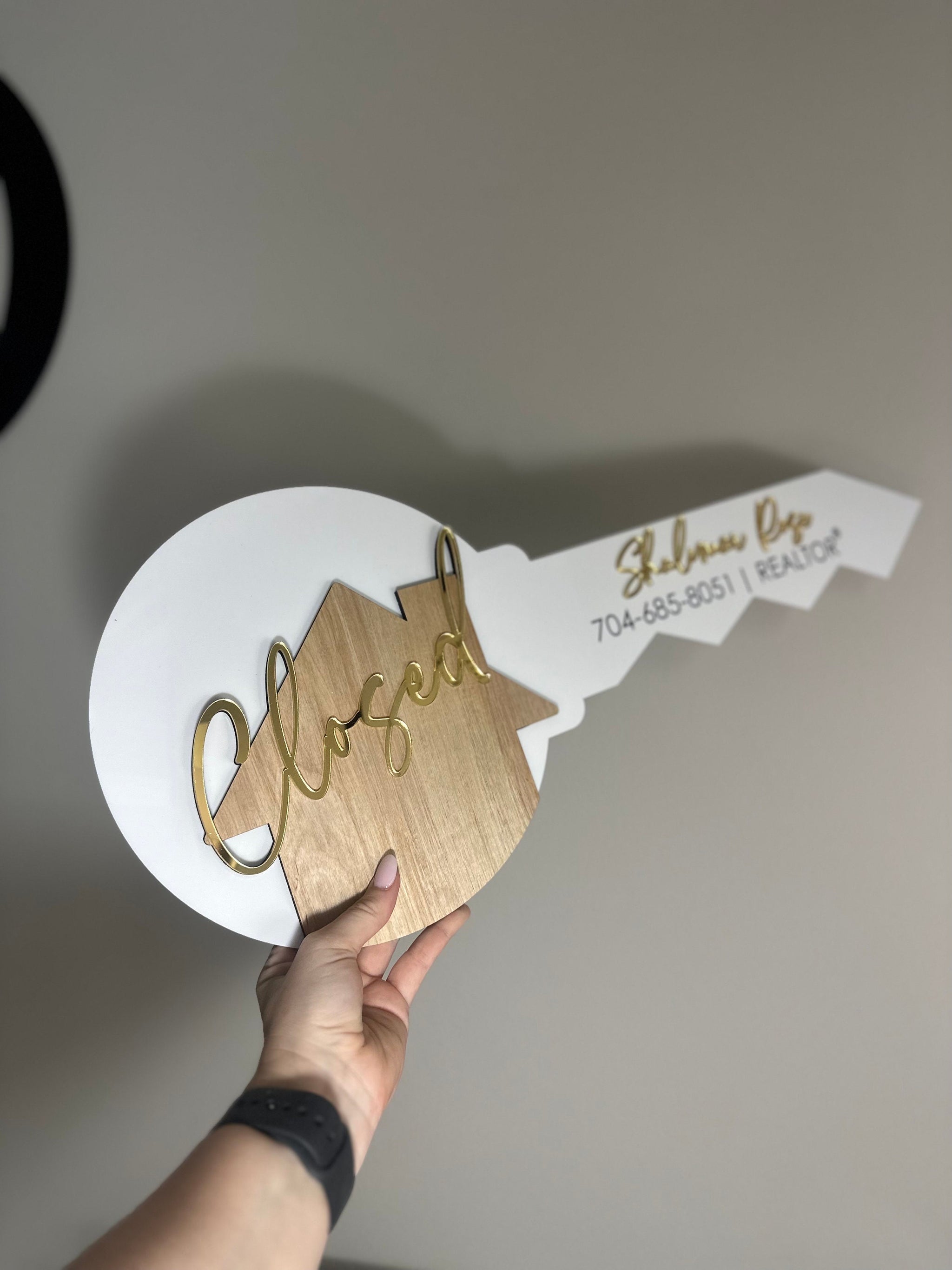 Closed Realtor Key | Gift with House Design – Luxe Lines