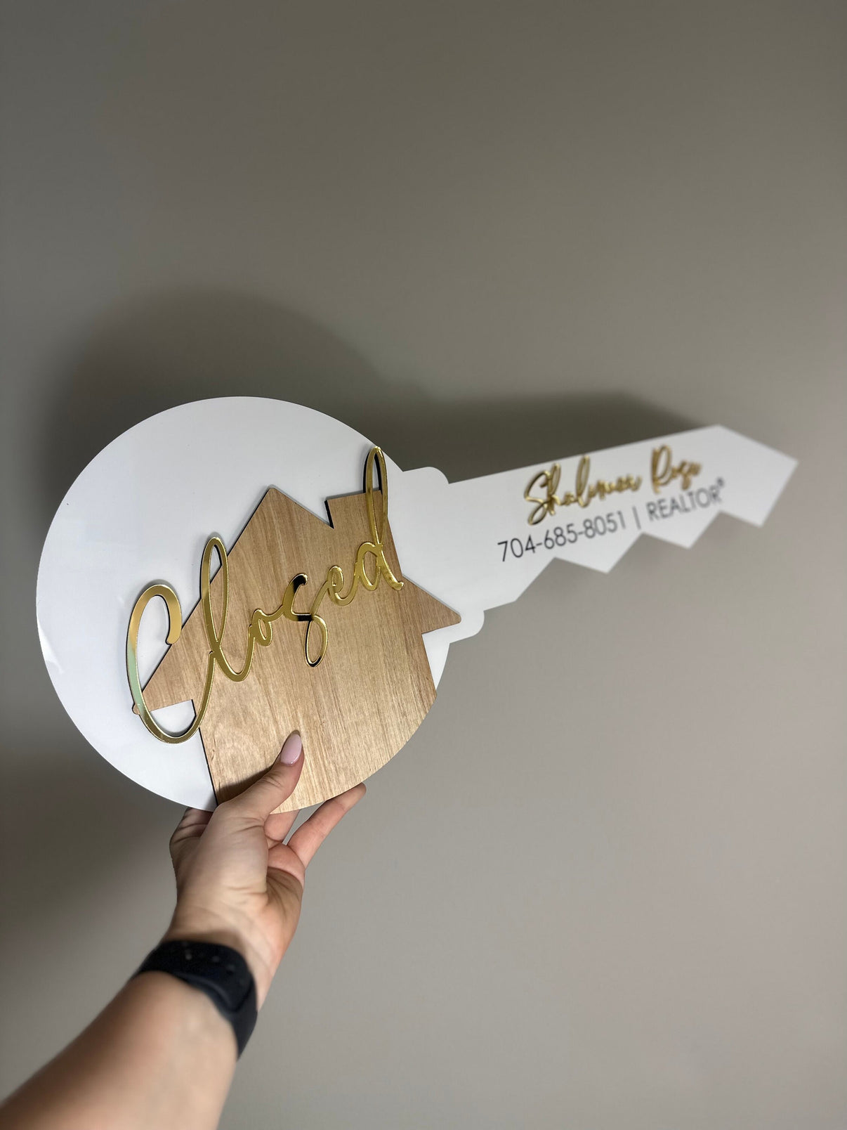 Closed Realtor Key | Gift with House Design – Luxe Lines