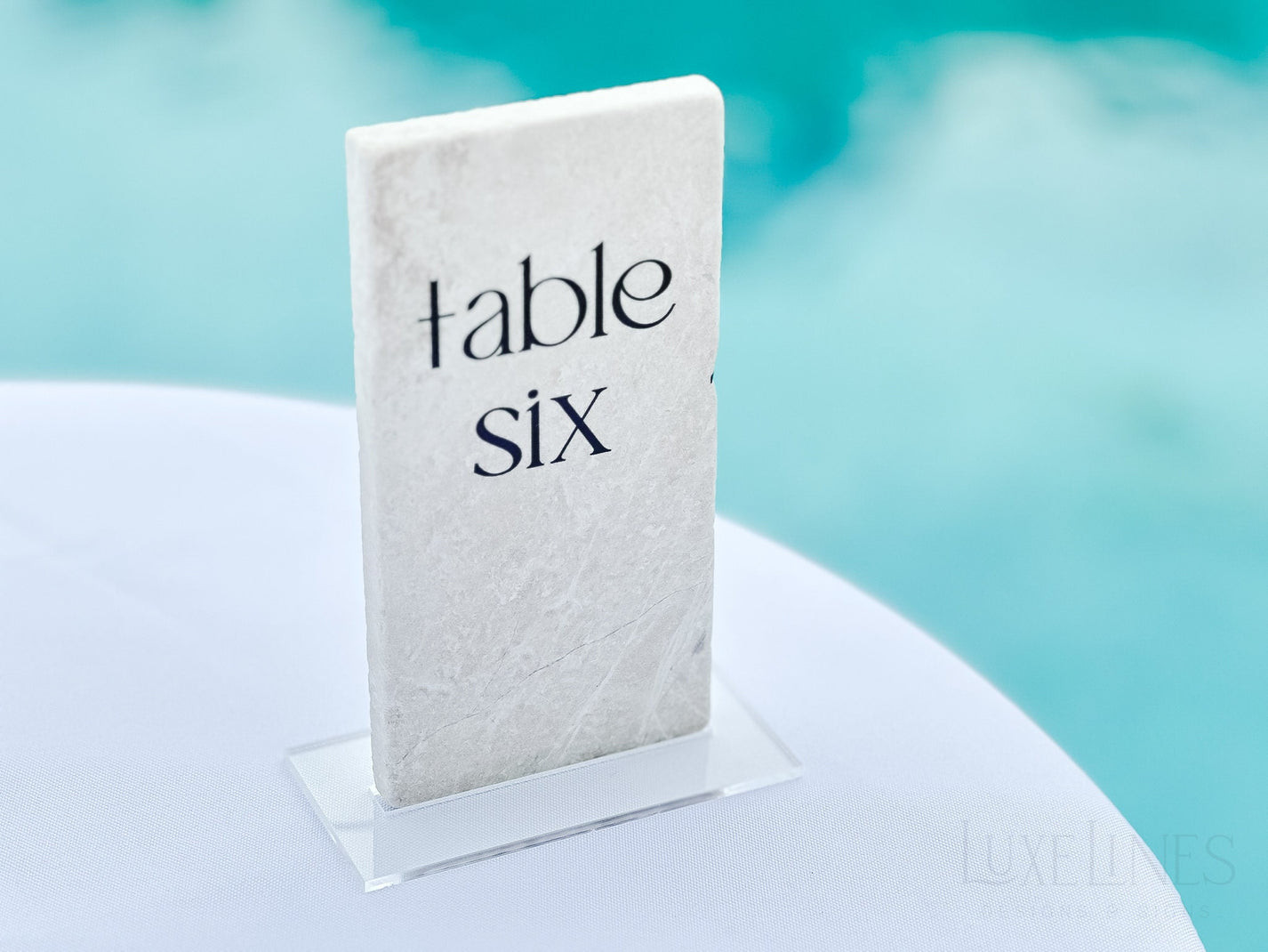Marble Stone Table Numbers – Luxe Lines