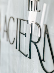 Faux Stone Wedding Welcome Sign | Modern Acrylic Signage – Luxe Lines