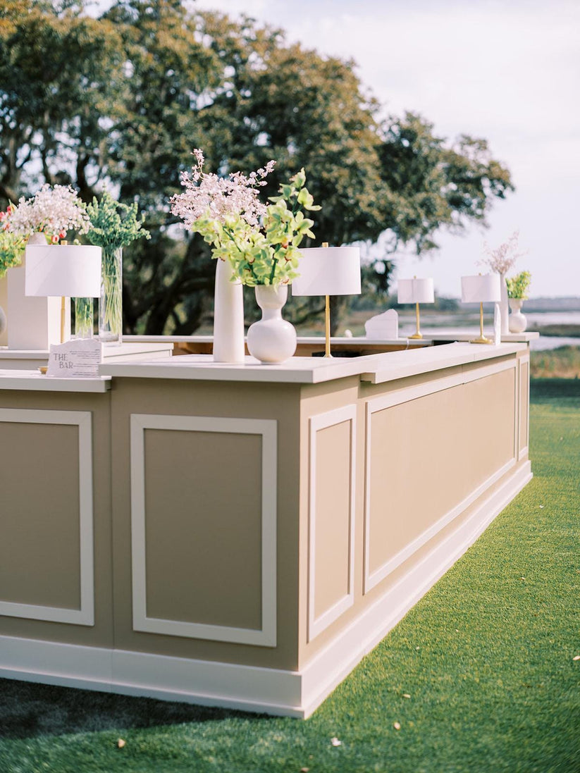 Marble Stone Bar Sign | Wedding Decor Signage – Luxe Lines
