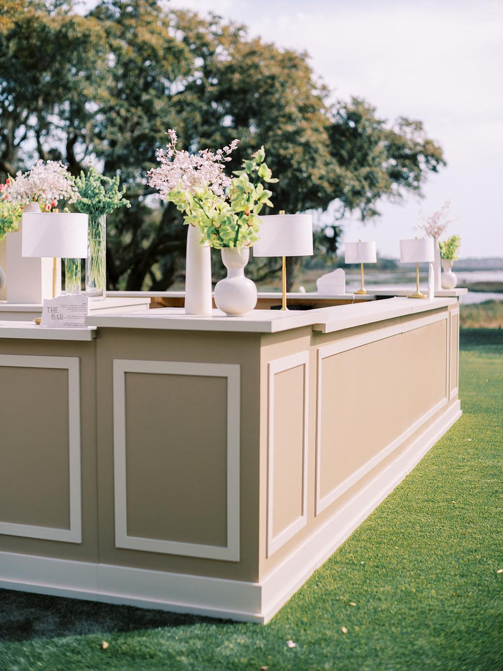 Marble Stone Bar Sign | Wedding Decor Signage – Luxe Lines